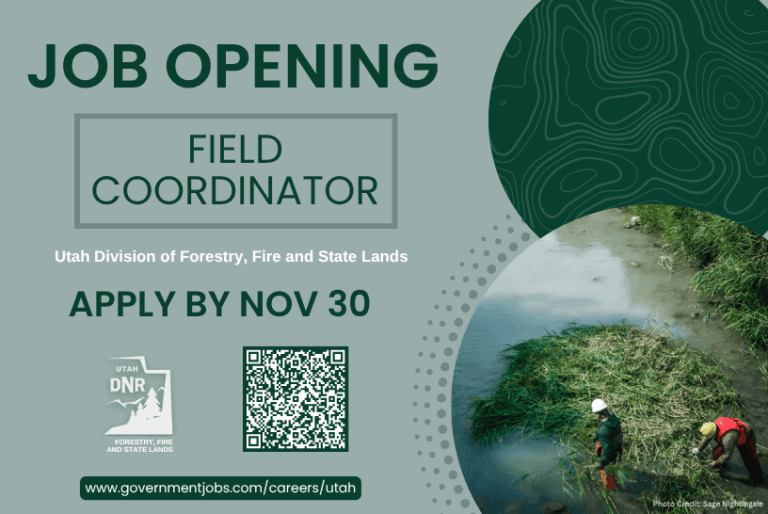 Job Opening: Field Coordinator (Forestry Fire and State Lands) – Jordan ...